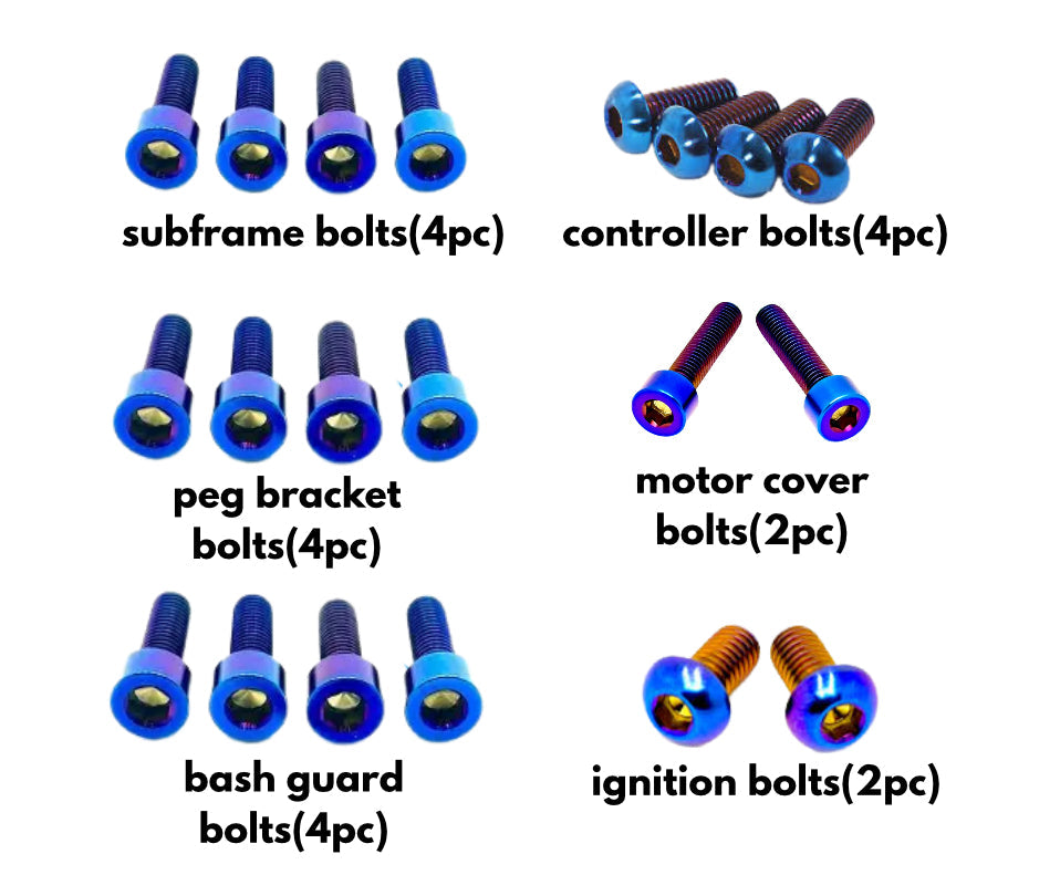 Surron LBX titanium kit – ExWorks